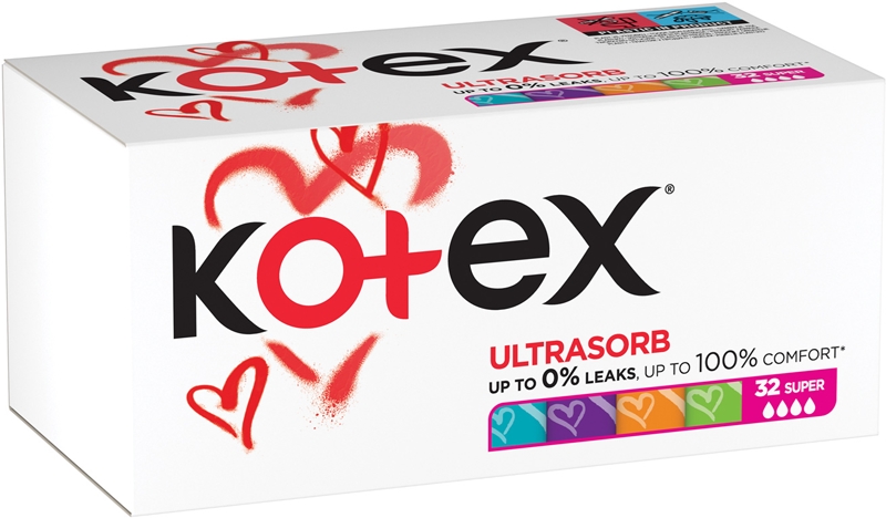 Kotex UltraSorb Super tampons | notino.co.uk
