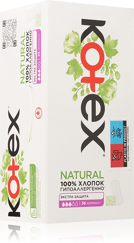 Kotex Natural Normal+ panty liners | notino.co.uk