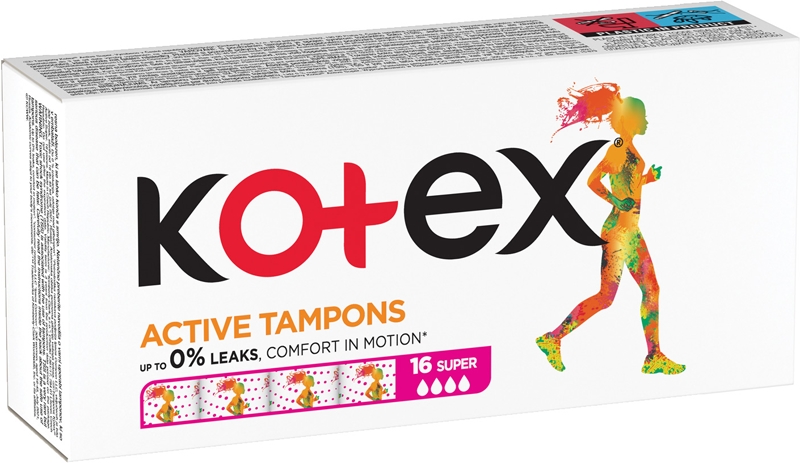 Kotex Active Super tampons | notino.ie