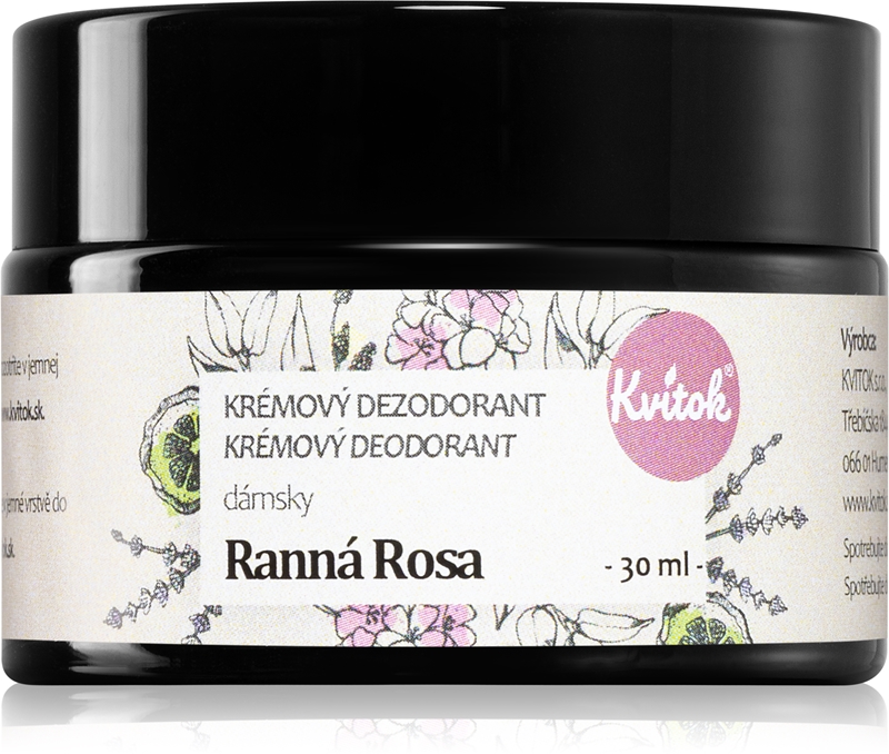 Kvitok Ranná rosa krémový dezodorant pre citlivú pokožku | notino.sk