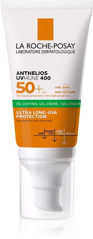 La Roche-Posay Anthelios Oil Control fragrance-free mattifying gel ...
