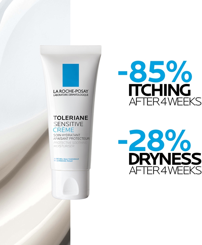 La Roche-Posay Toleriane Sensitive Prebiotic Moisturiser to Lessen Skin ...