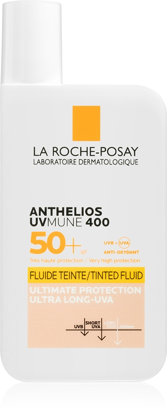 La Roche-Posay Anthelios UVMUNE 400 protective tinted facial fluid SPF ...
