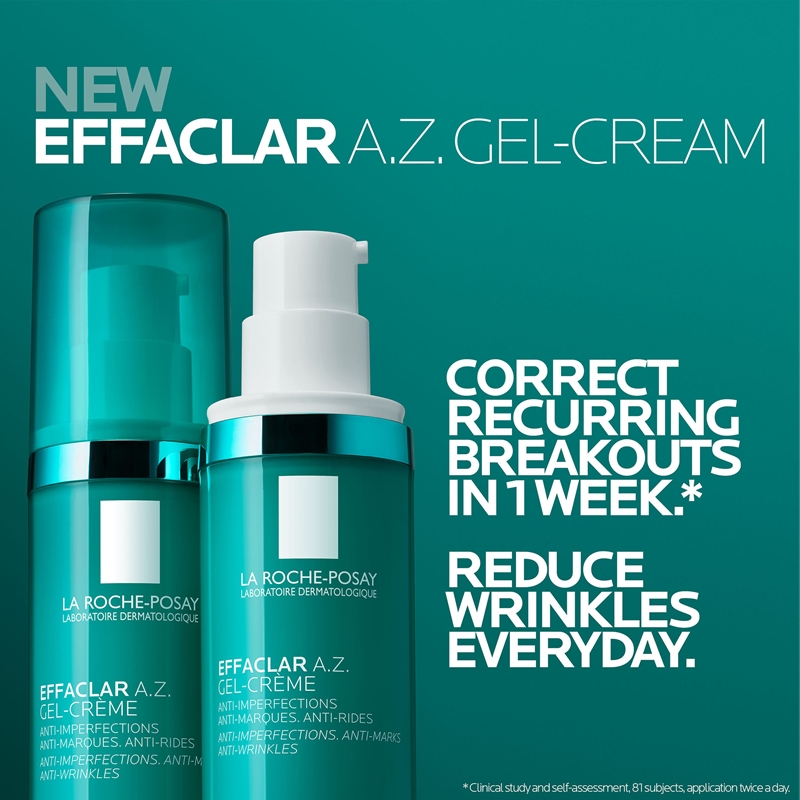 La Roche-Posay Effaclar A.Z. Gel Cream Gel-Cream against imperfections ...