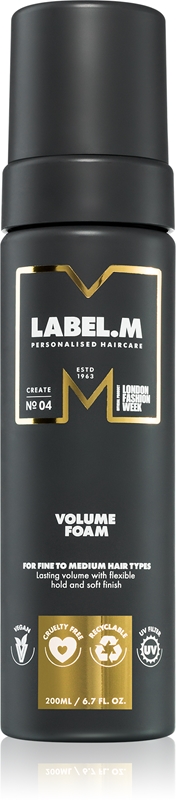 label.m Fashion Edition Luxury Volumising Mousse for all hair types ...