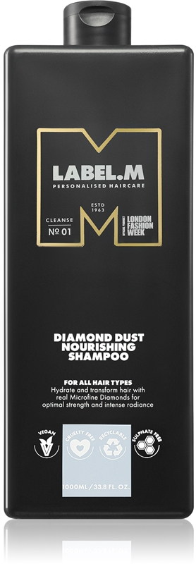 label.m Diamond Dust Nourishing Shampoo Nærende shampoo til alle ...