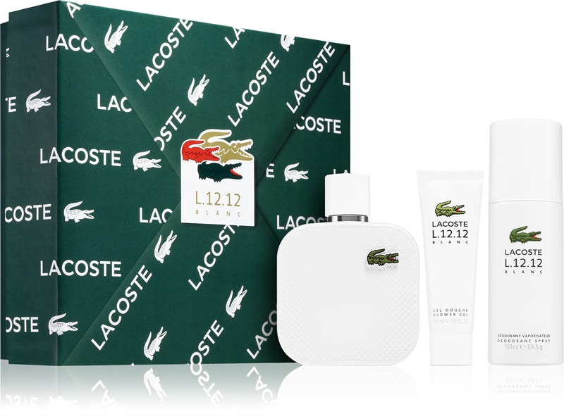 Lacoste Eau de Lacoste L.12.12 Blanc Gift Set for men | notino.ie