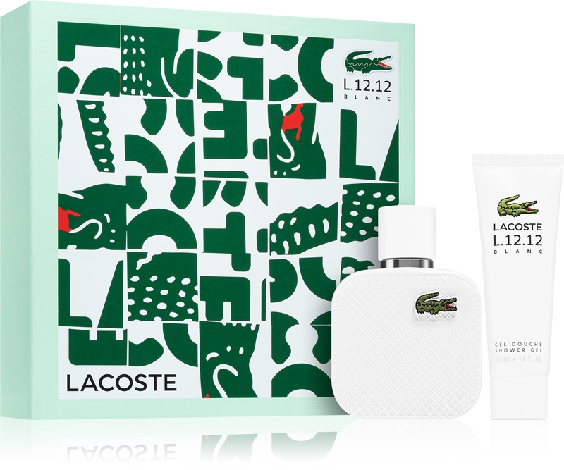 Lacoste Eau de Lacoste L.12.12 Blanc gift set for men | notino.co.uk