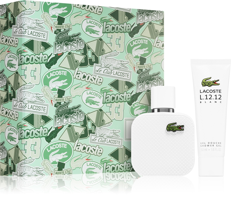 Lacoste Eau de Lacoste L.12.12 Blanc gift set for men | notino.co.uk