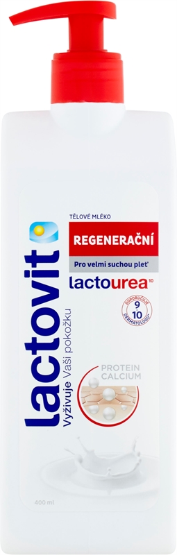 Lactovit LactoUrea Regenerating Body Milk with pump | notino.ie