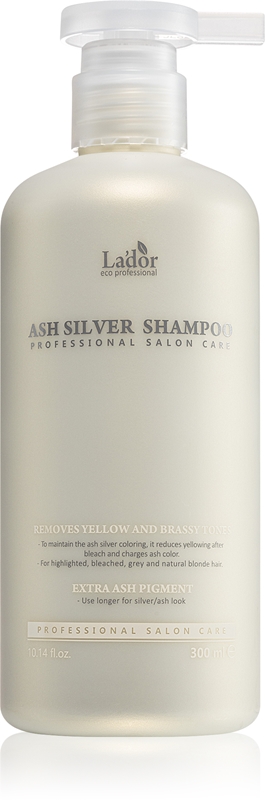 La'dor Ash Silver Shampoo intensely hydrating shampoo neutralising ...