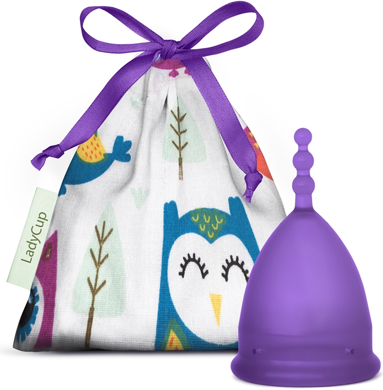 LadyCup Revolution Fialová sova Menstrual Cup | notino.ie
