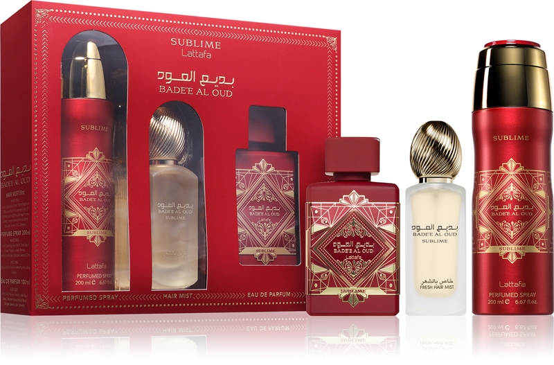 Lattafa Badee Al Oud Sublime gift set unisex | notino.co.uk