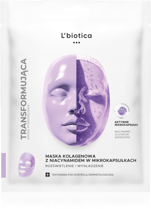 L’biotica Transforming Collagen Mask with Niacinamide in Microcapsules ...