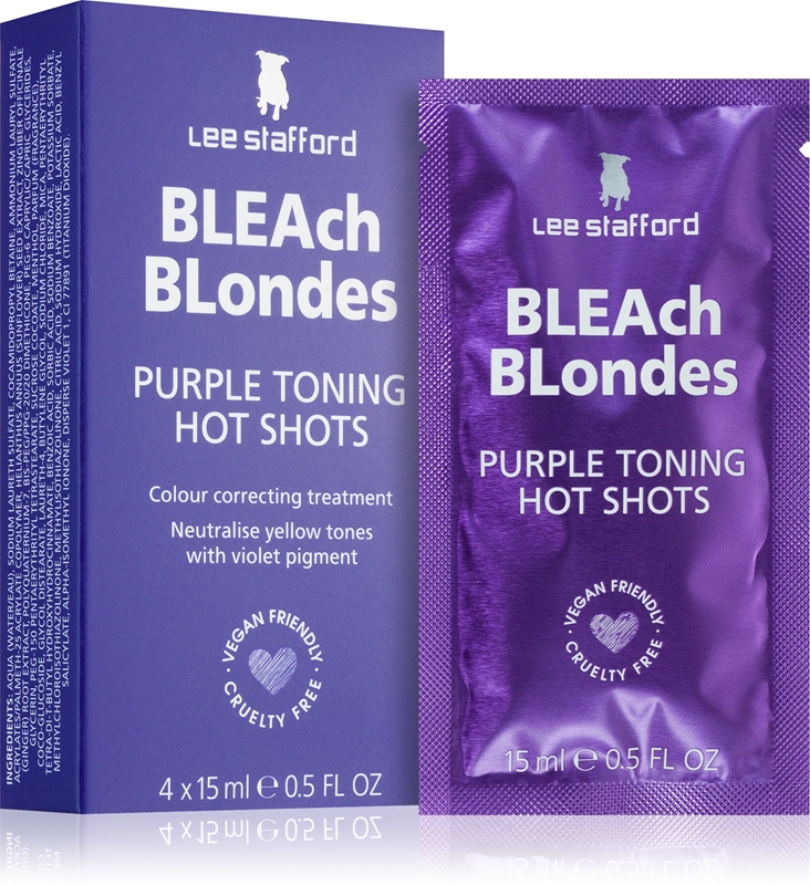 Lee Stafford Bleach Blondes Purple Toning Hot Shots Hair Care ...