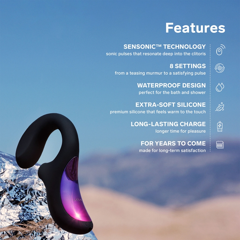 Lelo Enigma vibrator with clitoral stimulator | notino.ie