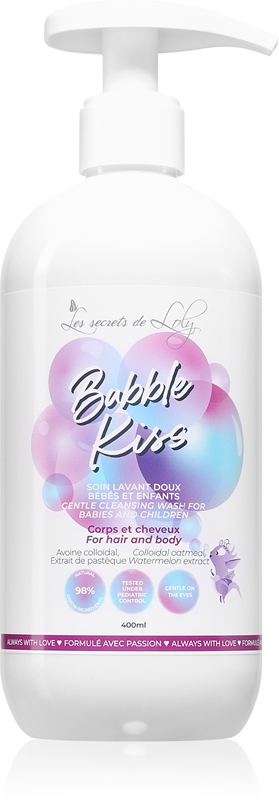Les Secrets De Loly Bubble Kiss wash gel for body and hair | notino.co.uk