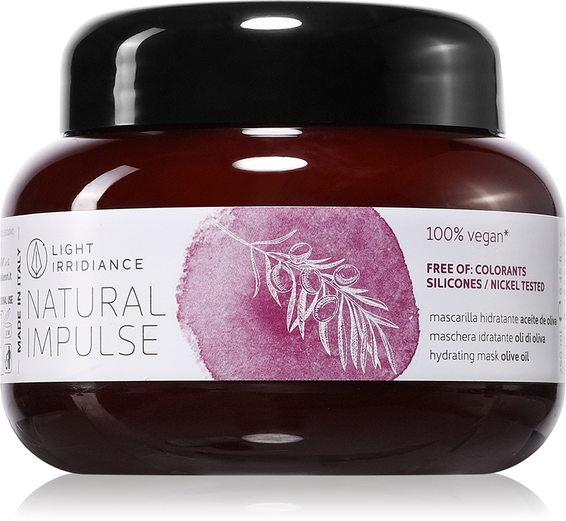 Light Irridiance Natural Impulse Olive oil hydrating mask for easy ...