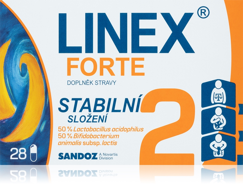 Linex Forte stabilní složení výživový doplnok s probiotikami | notino.sk