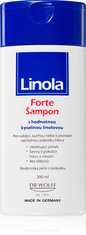 Linola Forte Shampoo champú calmante para el cabello seco y el cuero ...