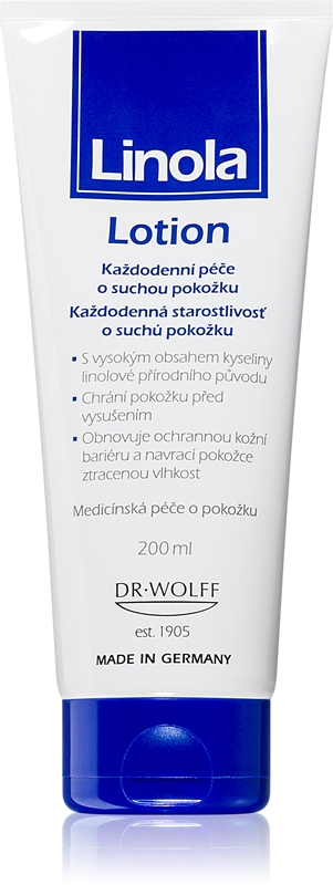 Linola Lotion moisturising and nourishing emulsion for dry and ...