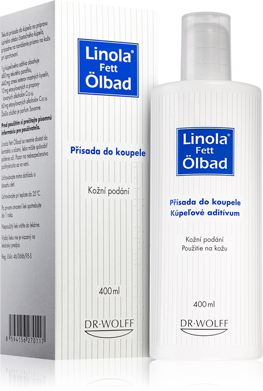 Linola Fett Ölbad prísada do kúpeľa pre suchú a citlivú pokožku | notino.sk