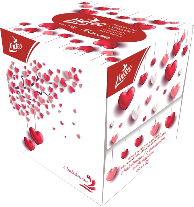 Linteo Paper Tissues Three-ply Paper, 60 pcs per box paper tissues with ...