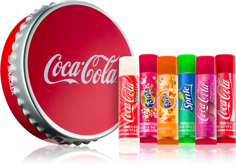 Lip Smacker Coca Cola Mix conjunto IV. (para lábios) para mulheres ...