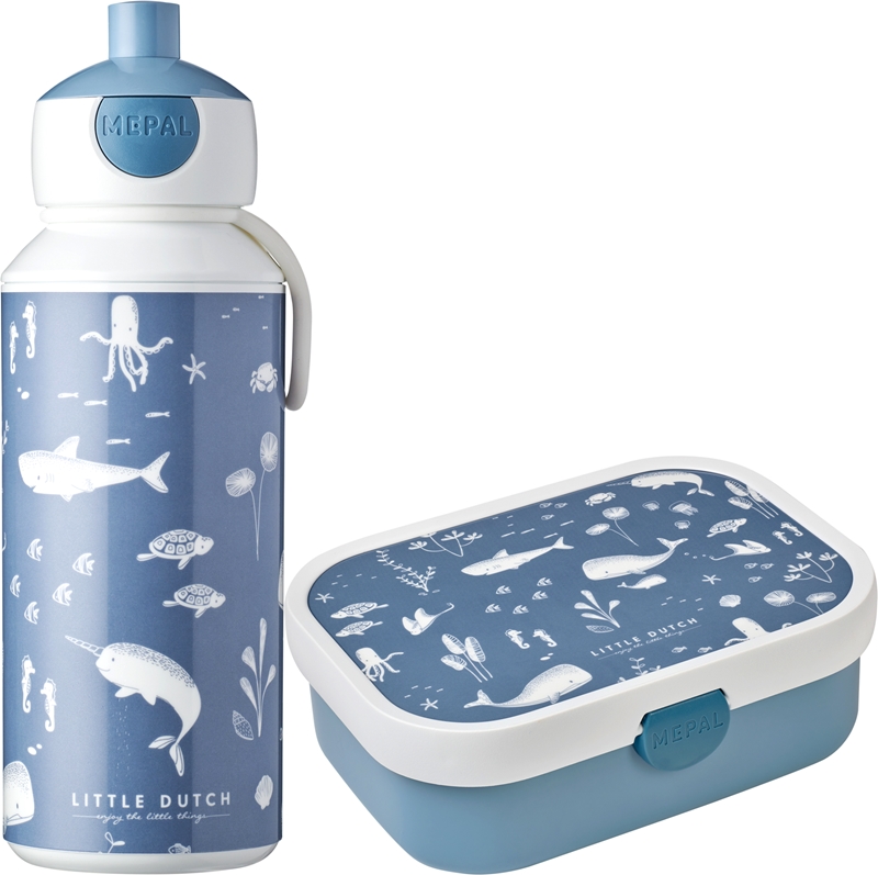 Little Dutch Lunch Set Ocean Blue dinnerware set (for children) | notino.ie