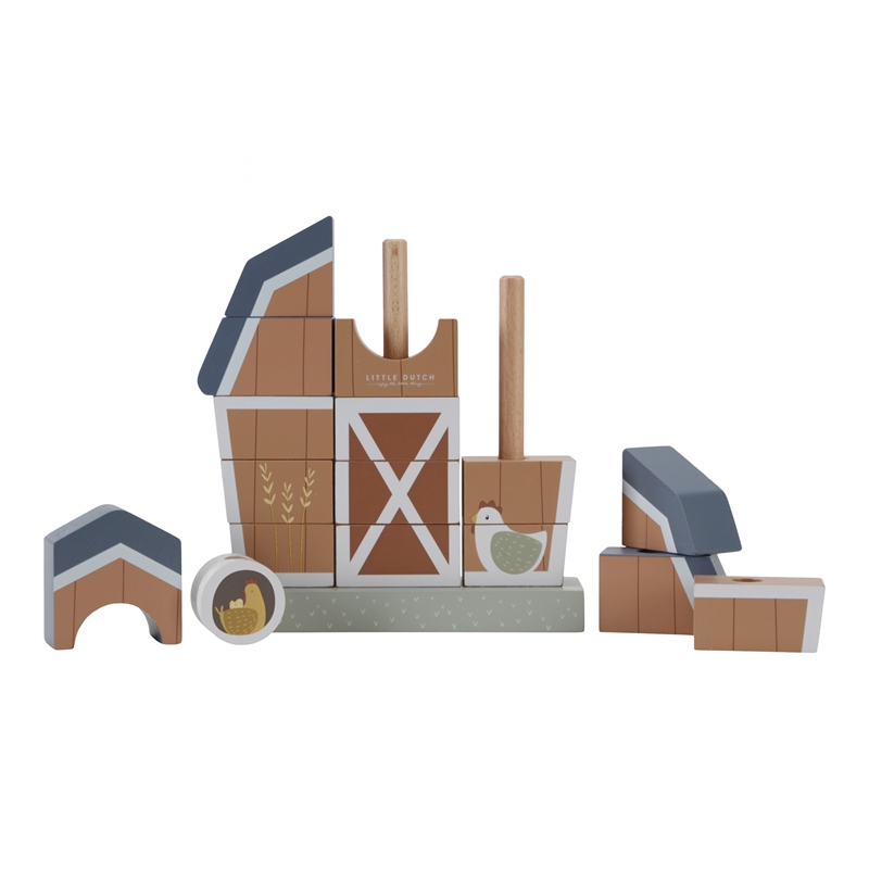 Little Dutch Little Farm Stacking Farmhouse activity toy | notino.ie