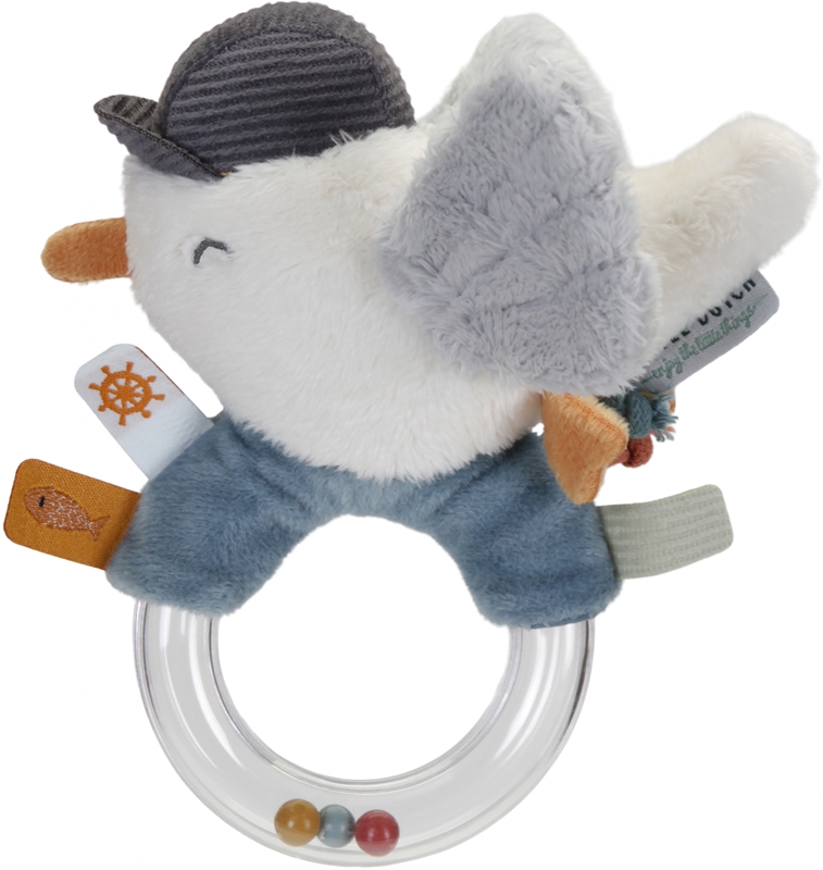 Little Dutch Rattle Sailors Bay rattle with teether | notino.co.uk