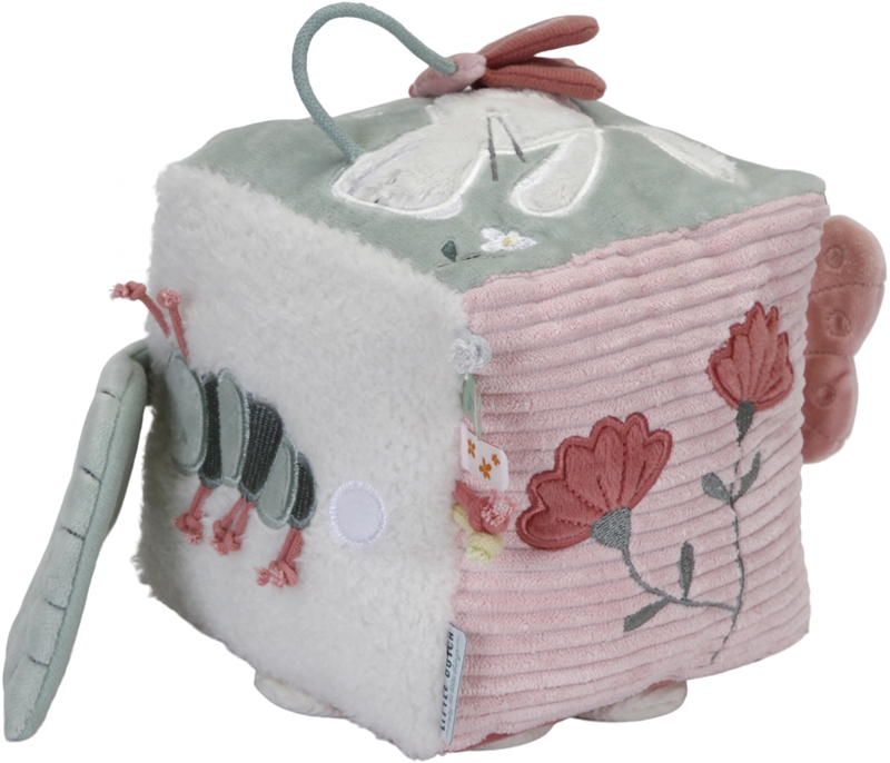 Little Dutch Soft Activity Cube Flowers & Butterflies měkké senzorické ...