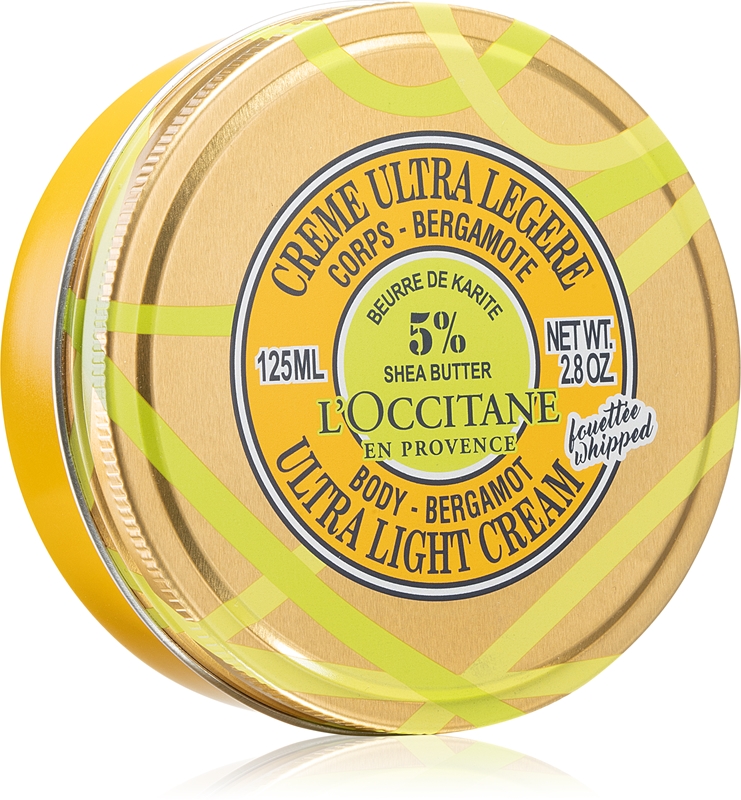 L’Occitane Shea Butter Body-Bergamot Ultra Light Cream Ultra-Light Body ...
