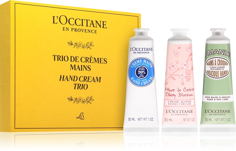 L’Occitane Hand Cream Trio coffret cadeau mains | notino.be