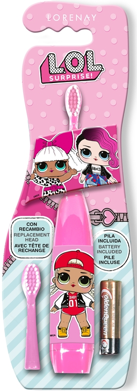L.O.L. Surprise Electric Toothbrush detská zubná kefka na batérie ...