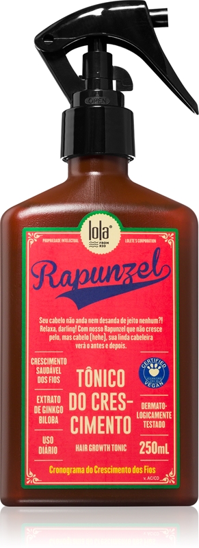 Lola Cosmetics Rapunzel Tónico Toner for hair growth and strengthening ...
