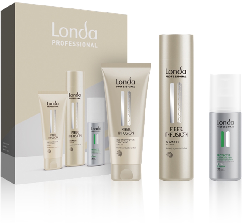 Londa Professional Fiber Infusion Gift Set for damaged and colour ...