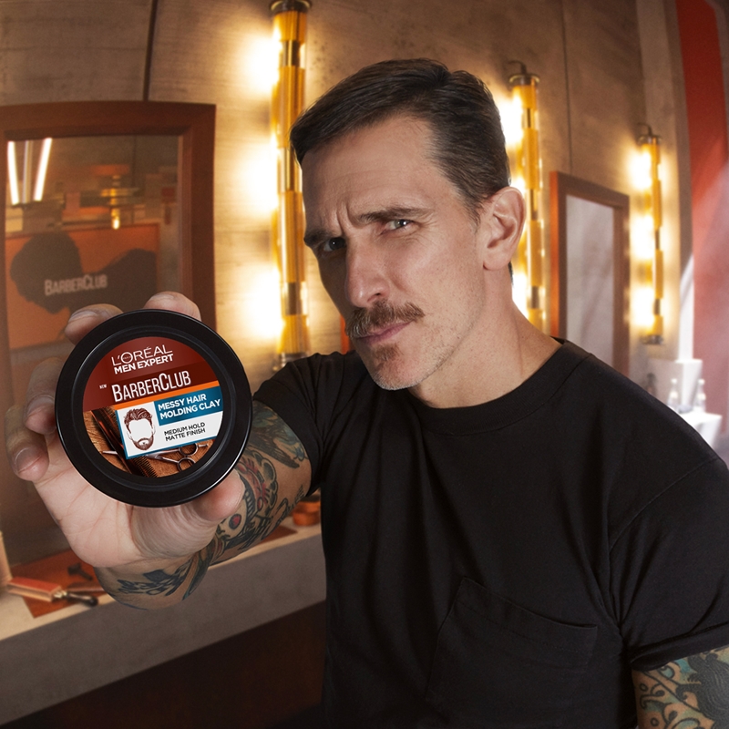 L’Oréal Paris Men Expert Messy Hair Hairstyling-Lehm mit Matt-Effekt ...
