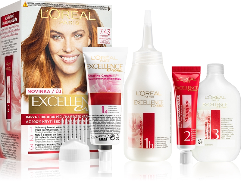 L’Oréal Paris Excellence Creme coloration cheveux | notino.be