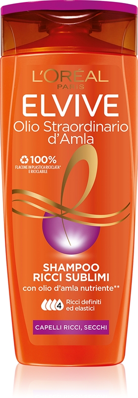 L’Oréal Paris Elvive Olio Straordinario Ricci Sublimi shampoo idratante ...