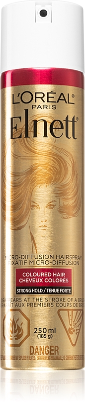 L’Oréal Paris Elnett Satin laque pour cheveux colorés avec filtre UV ...