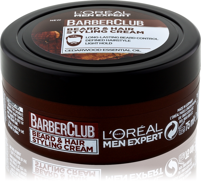 L’Oréal Paris Barber Club Styling Beard and Hair Cream | notino.co.uk
