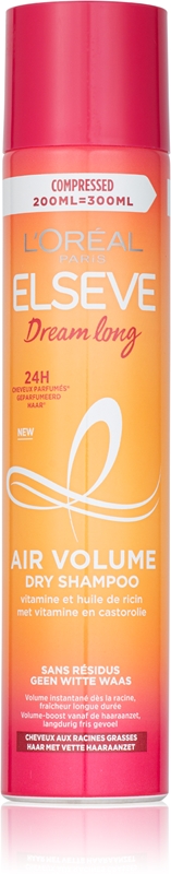 Loréal Paris Elseve Dream Long Shampoo Secco Volumizzante Senza Residui Bianchi Notinoit