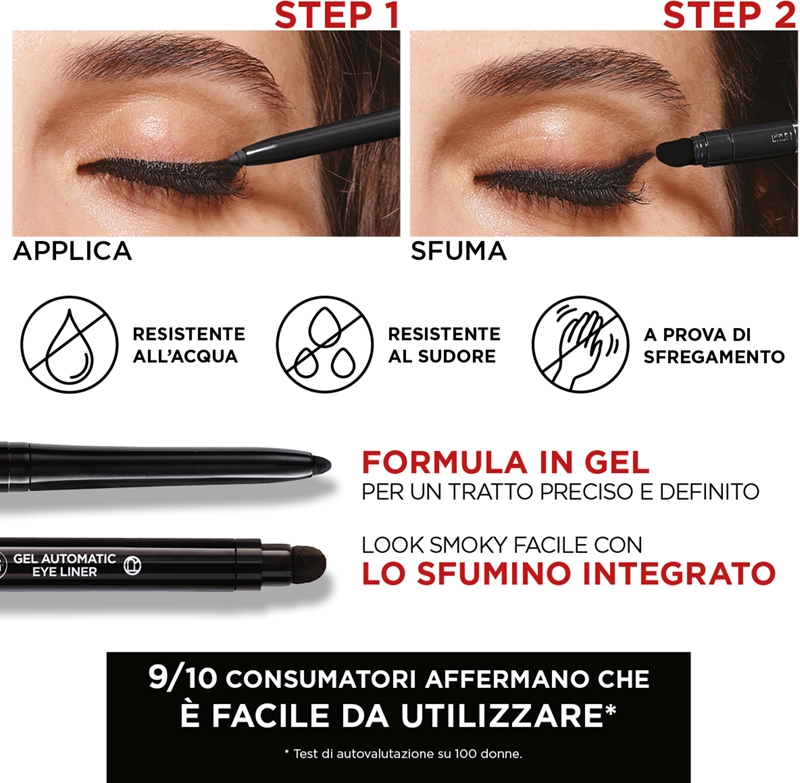 L’Oréal Paris Infaillible Grip 36h Gel Automatic Liner matita gel per ...