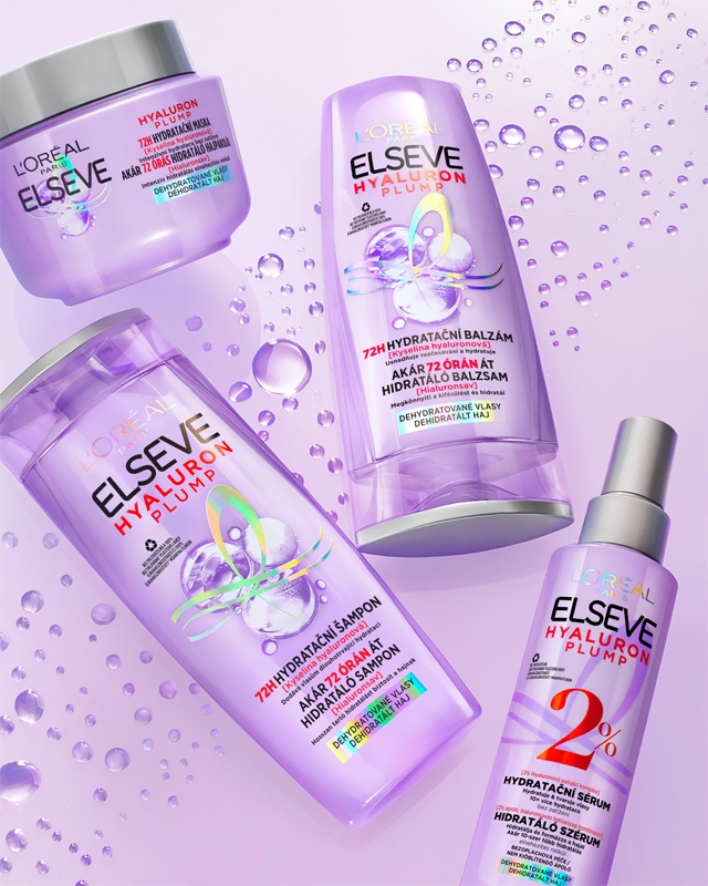 L’Oréal Paris Elseve Hyaluron Plump hair serum with hyaluronic acid ...