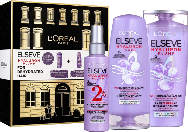 L’Oréal Paris Elseve Hyaluron Plump Gift Set for hair | notino.ie