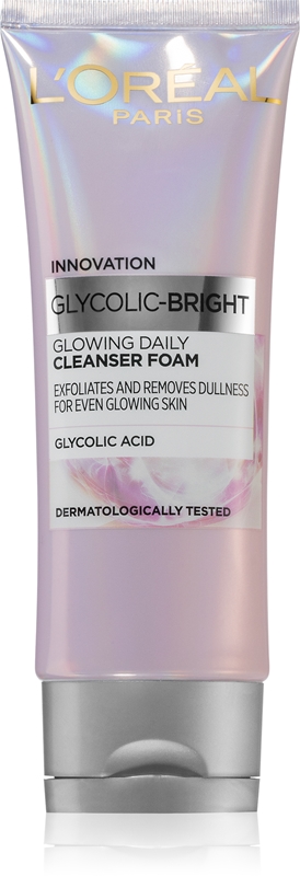 L’Oréal Paris Glycolic-Bright mousse nettoyante visage | notino.fr