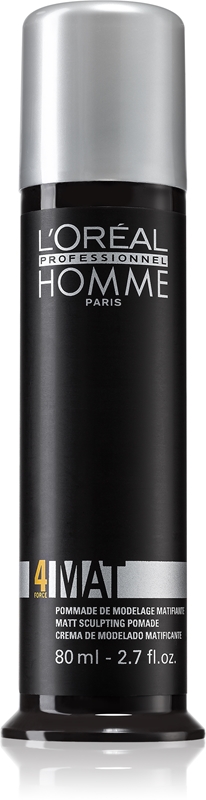 L’Oréal Professionnel Homme 4 Force Mat Modeling Paste for a matt look ...