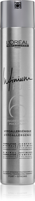L’Oréal Professionnel Infinium Pure Hypoallergenic Hair Spray strong ...