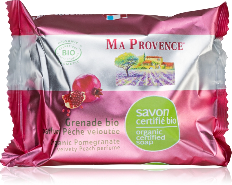 Ma Provence Pomegranate & Velvety Peach Natural Bar Soap | notino.ie